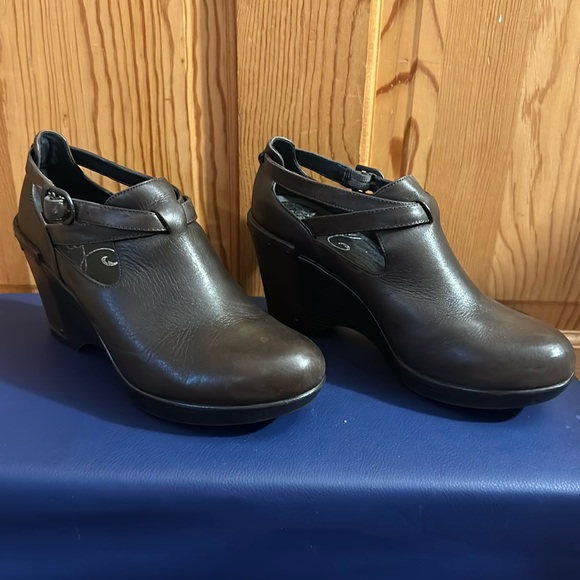 Dansko | Shoes | Dansko Franka Wedge Heel Charcoal Grey | Poshmark